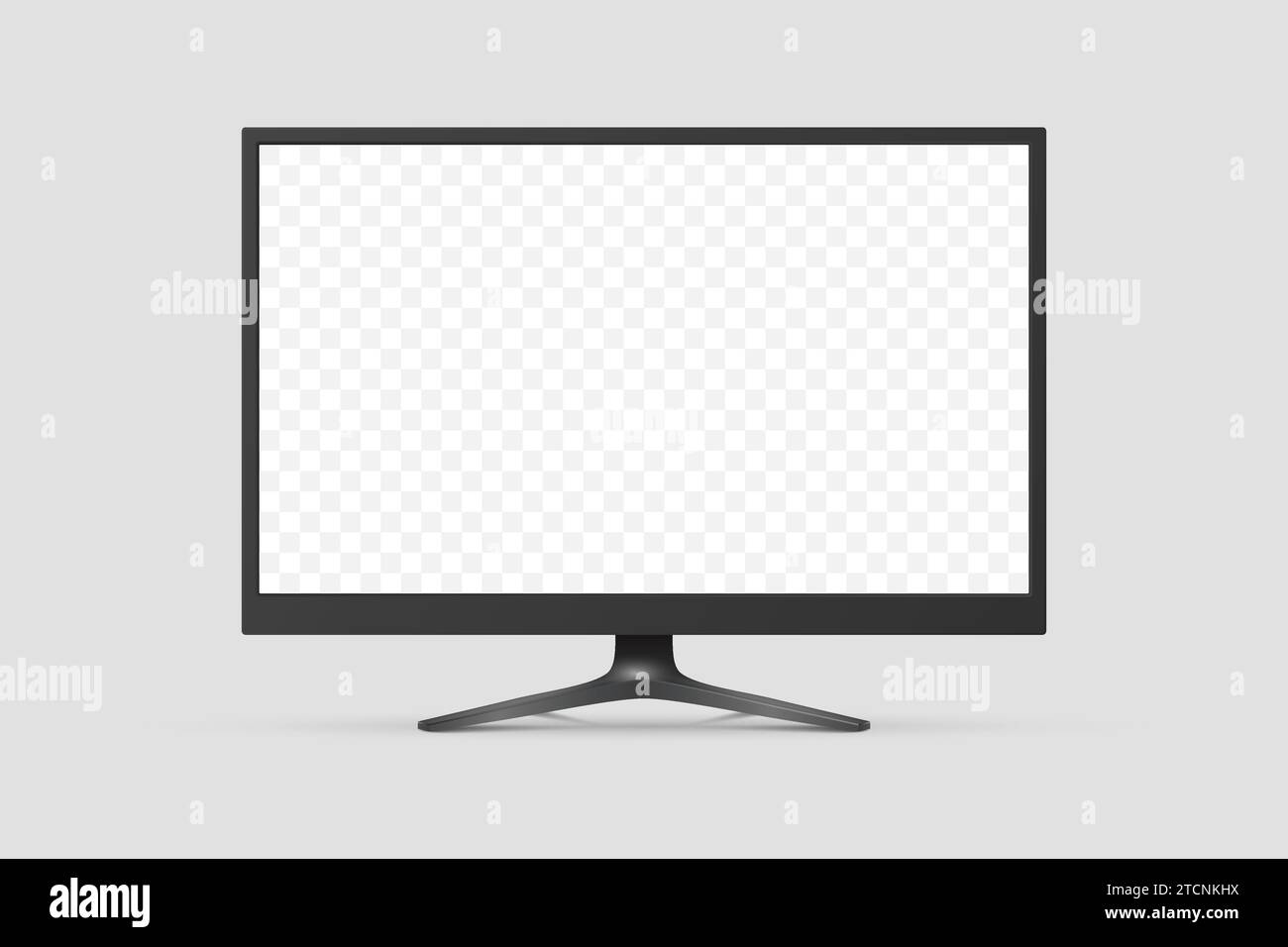 Vector 3d Realistic Modern TV Screen. Minimalistic Stylish Lcd Panel ...