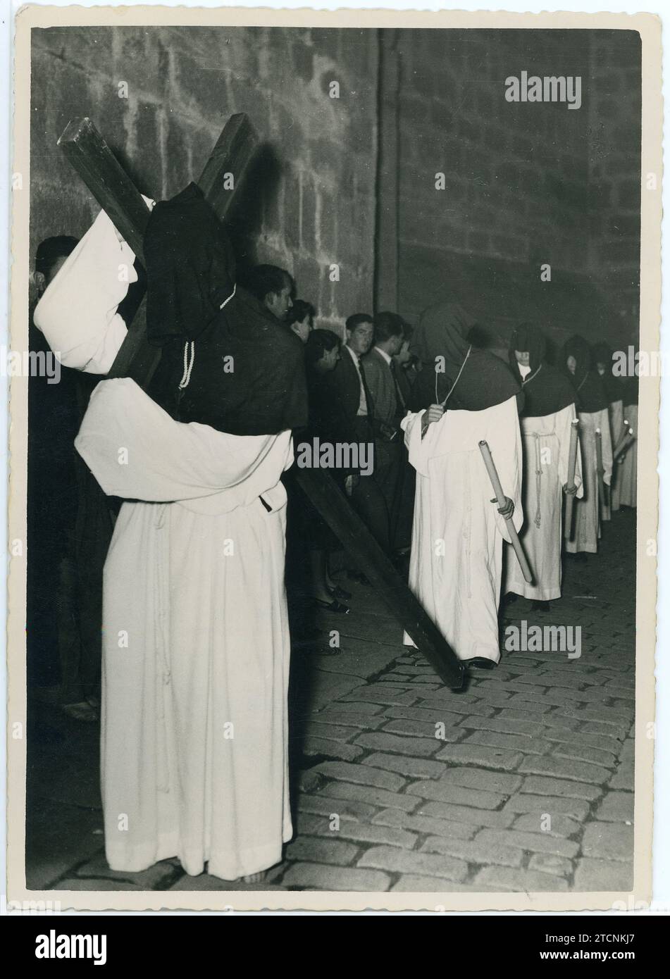 Toledo, 1953 (CA.). Holy Week, Holy Wednesday. The Penitent Knights of ...