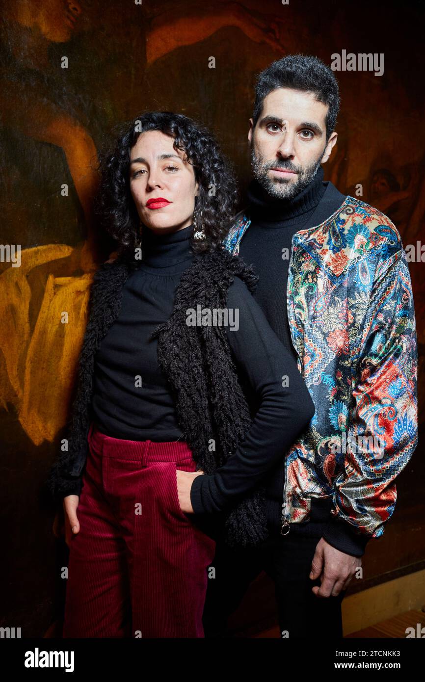 Madrid, 01/22/2020. Villa Rosa Room. Interview with Cristina Manjón and ...