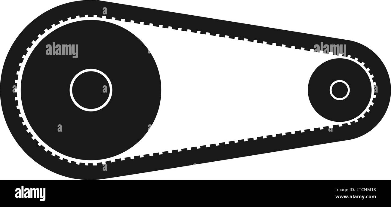 engine belt vector icon illustration symbol design Stock Vector Image ...