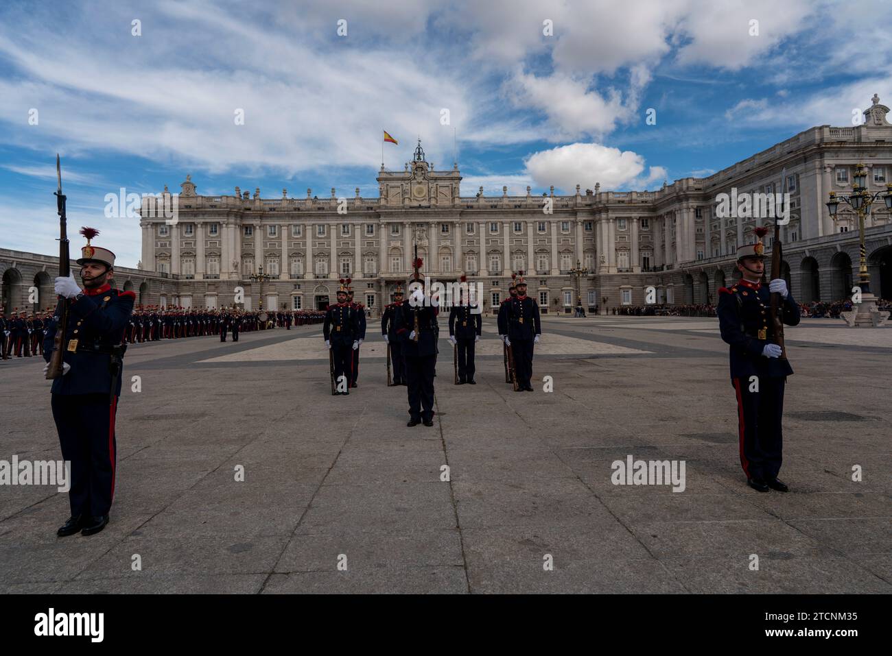 Madrid, 03/04/2020. Report on the change of the Royal Guard in the ...