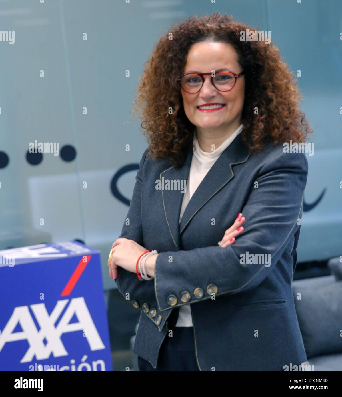 Madrid, 03/05/2020. Interview With Olga Sánchez, CEO of Axa España ...