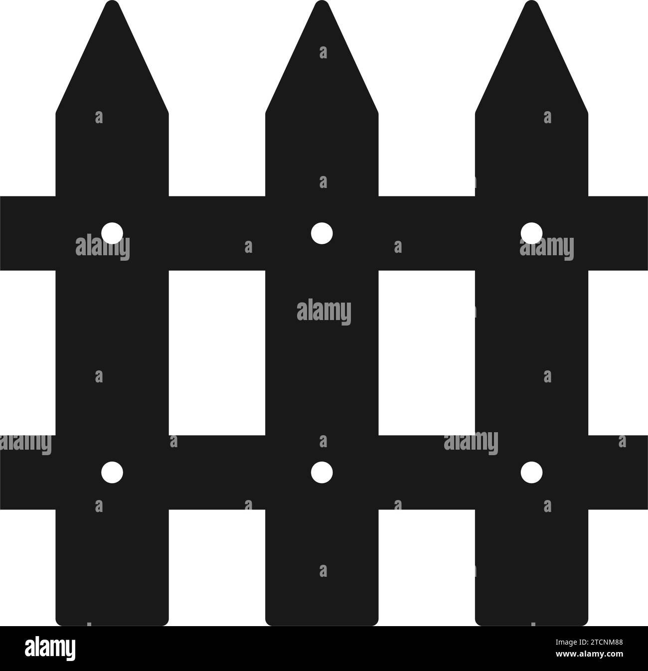 Wooden security gates Stock Vector Images - Alamy