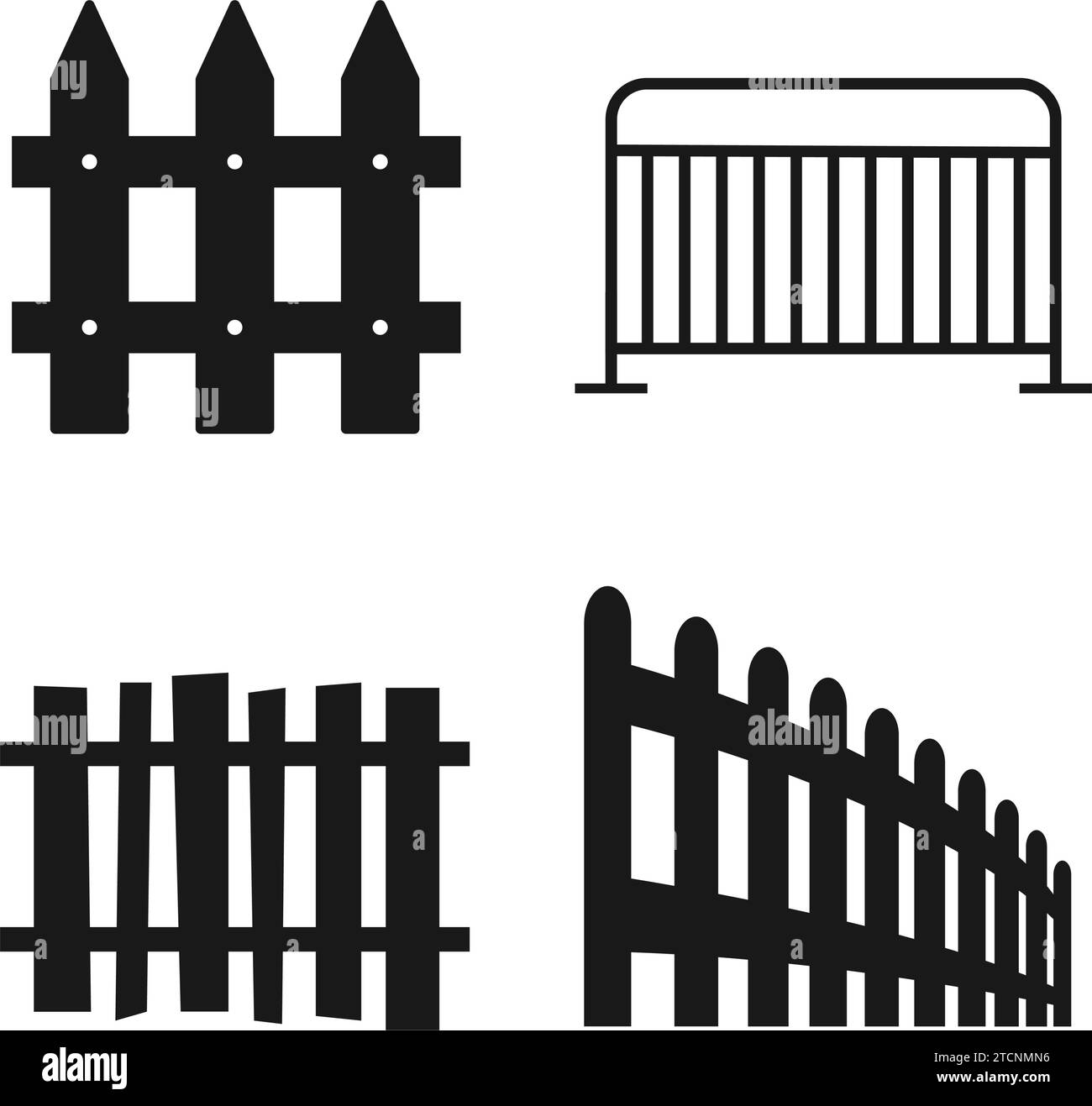 fence icon vector illustration design Stock Vector Image & Art - Alamy