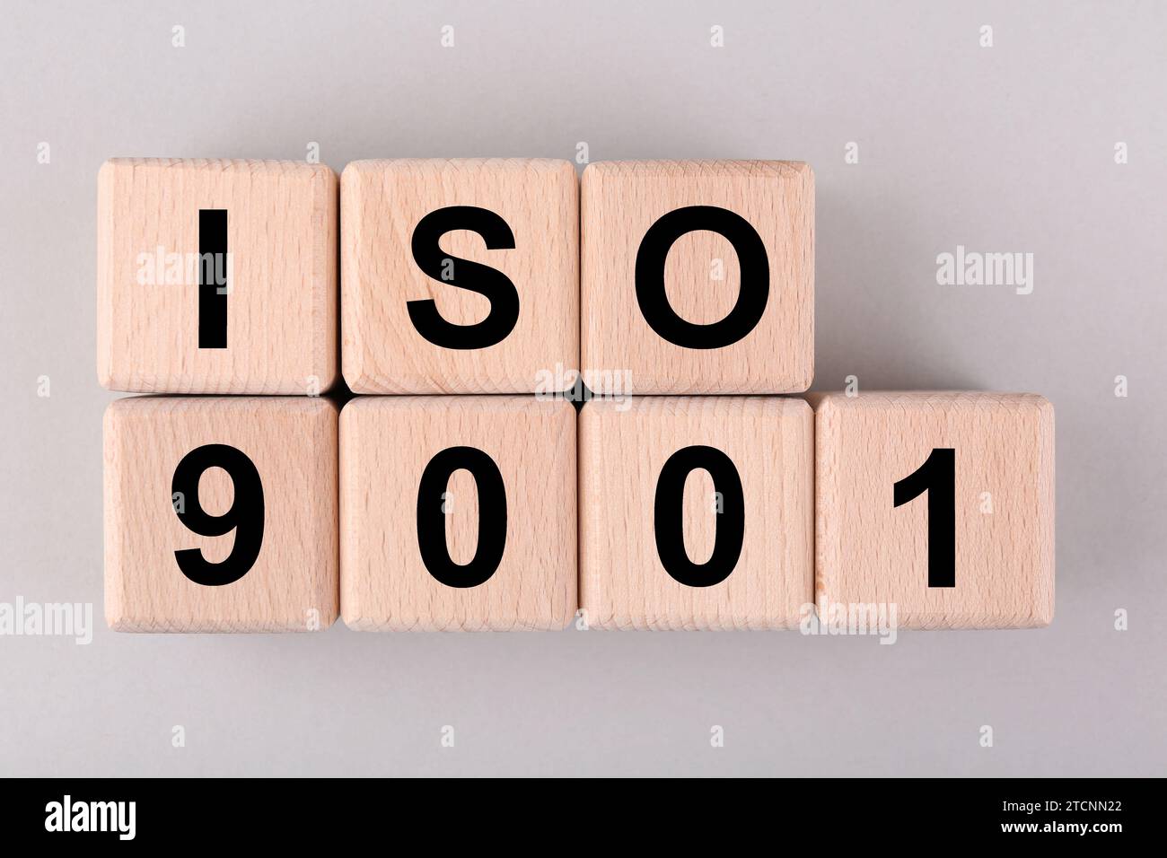 International Organization for Standardization. Wooden cubes with ...