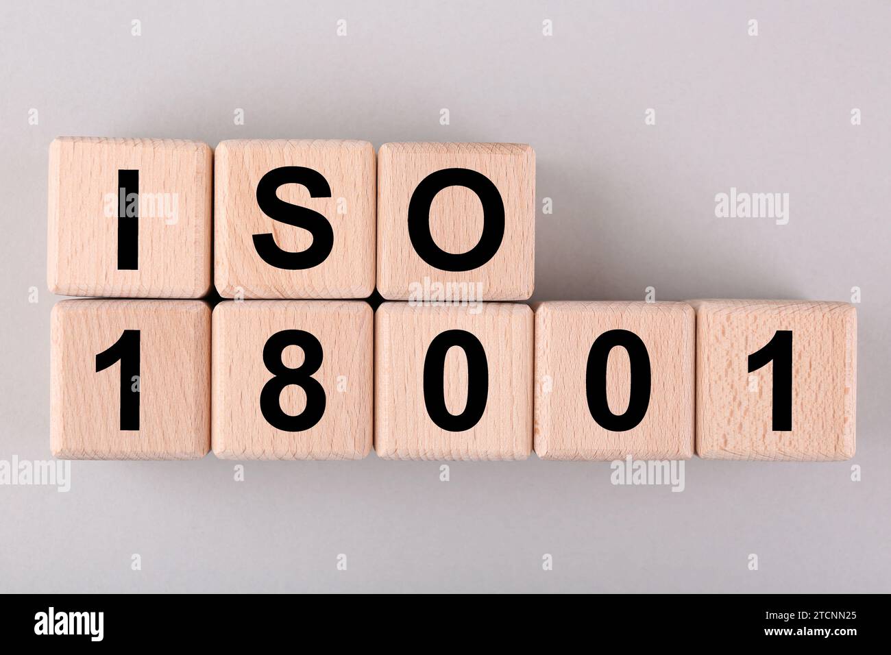 International Organization for Standardization. Wooden cubes with ...