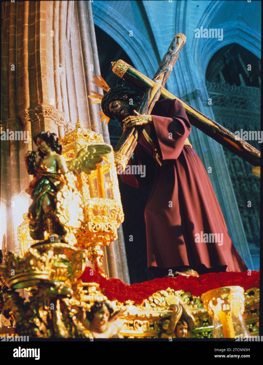 Seville, 04/05/1996. Holy Week, Good Friday. Our Father Jesus of the ...