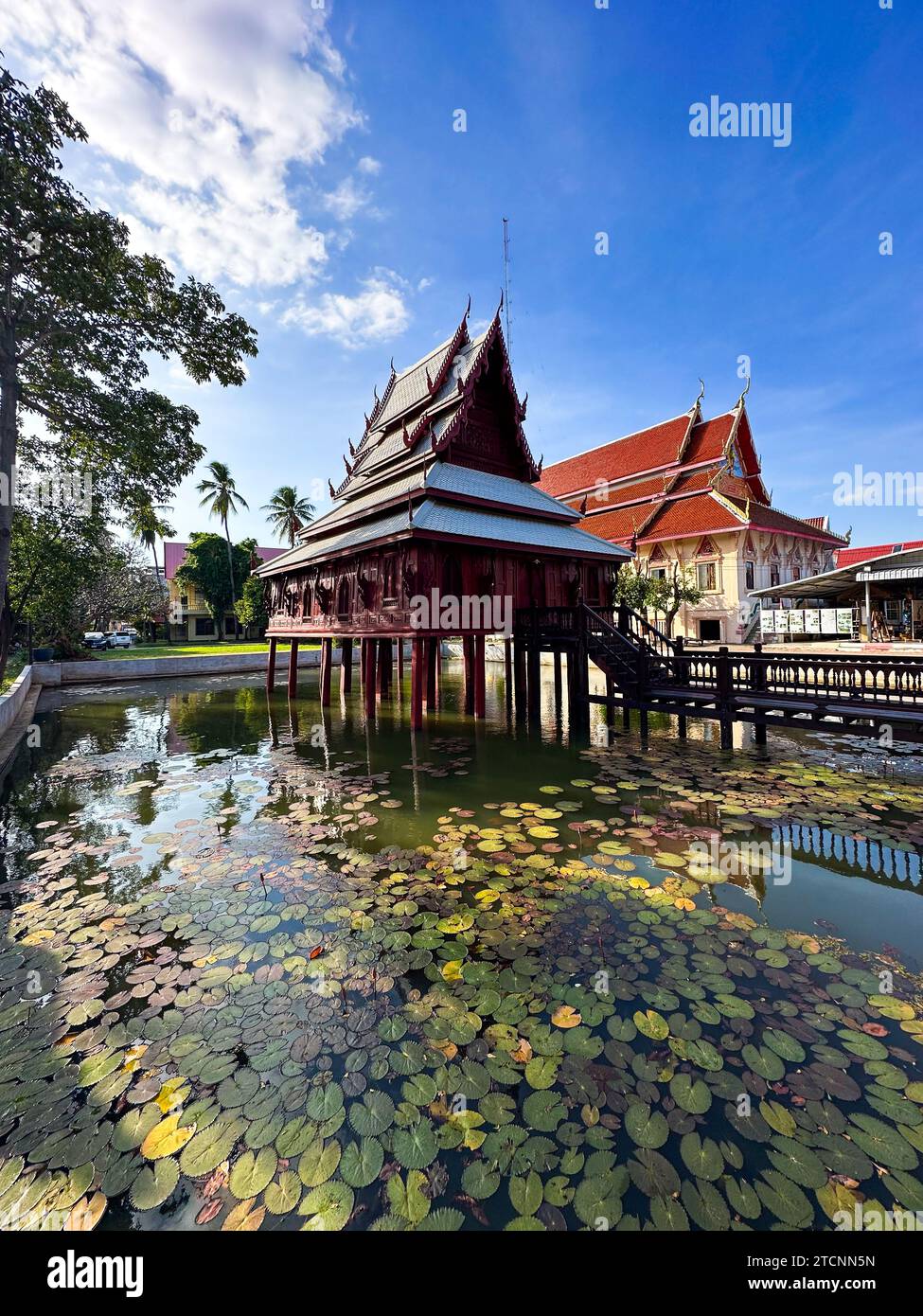 Wat Thung Sri Muang view in Ubon Thani, Thailand Stock Photo - Alamy