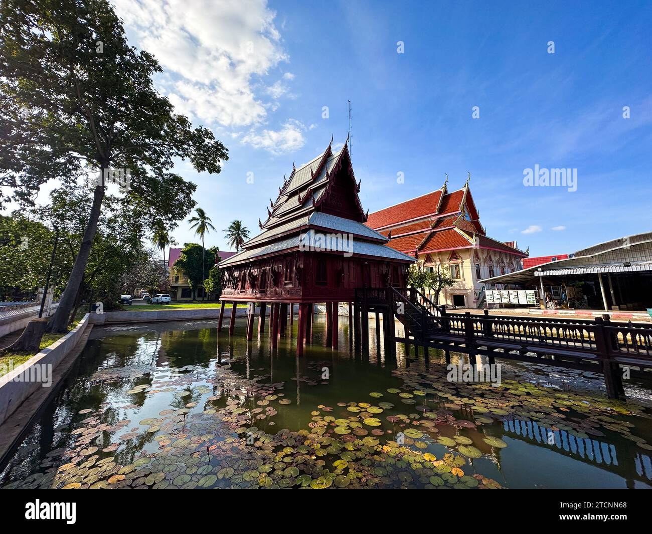 Wat Thung Sri Muang view in Ubon Thani, Thailand Stock Photo - Alamy