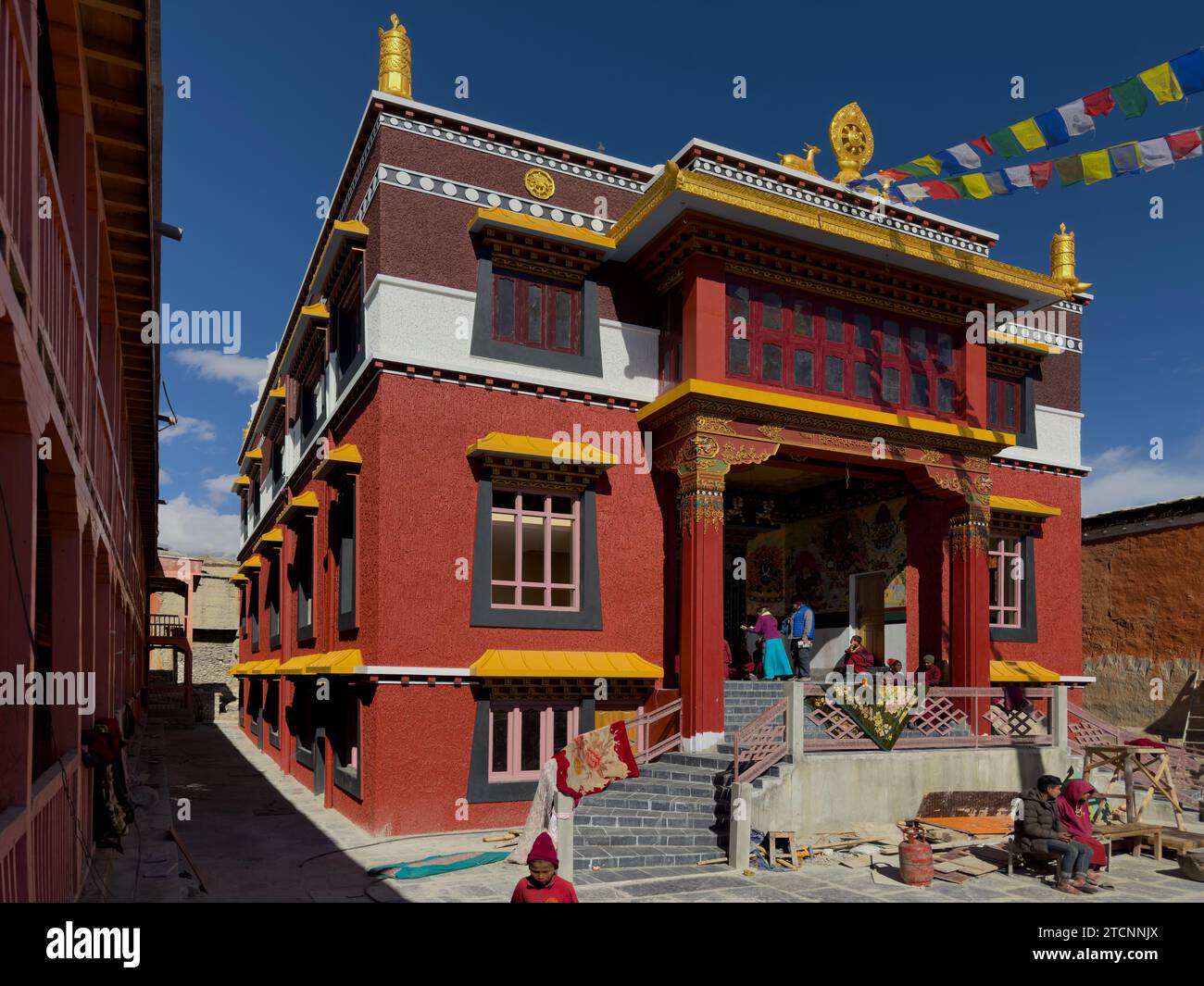 The Chode Gonpa, Dragkar Thegchen Ling, in Lo Manthang - Mustang ...
