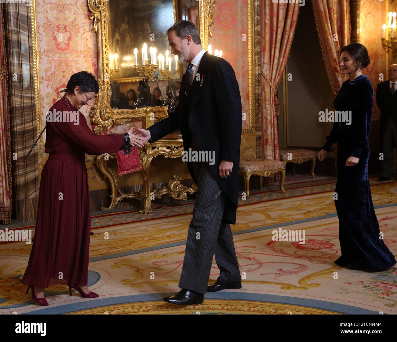 Madrid, 02/05/2020. SS.MM. The Kings receive in audience at the Royal ...