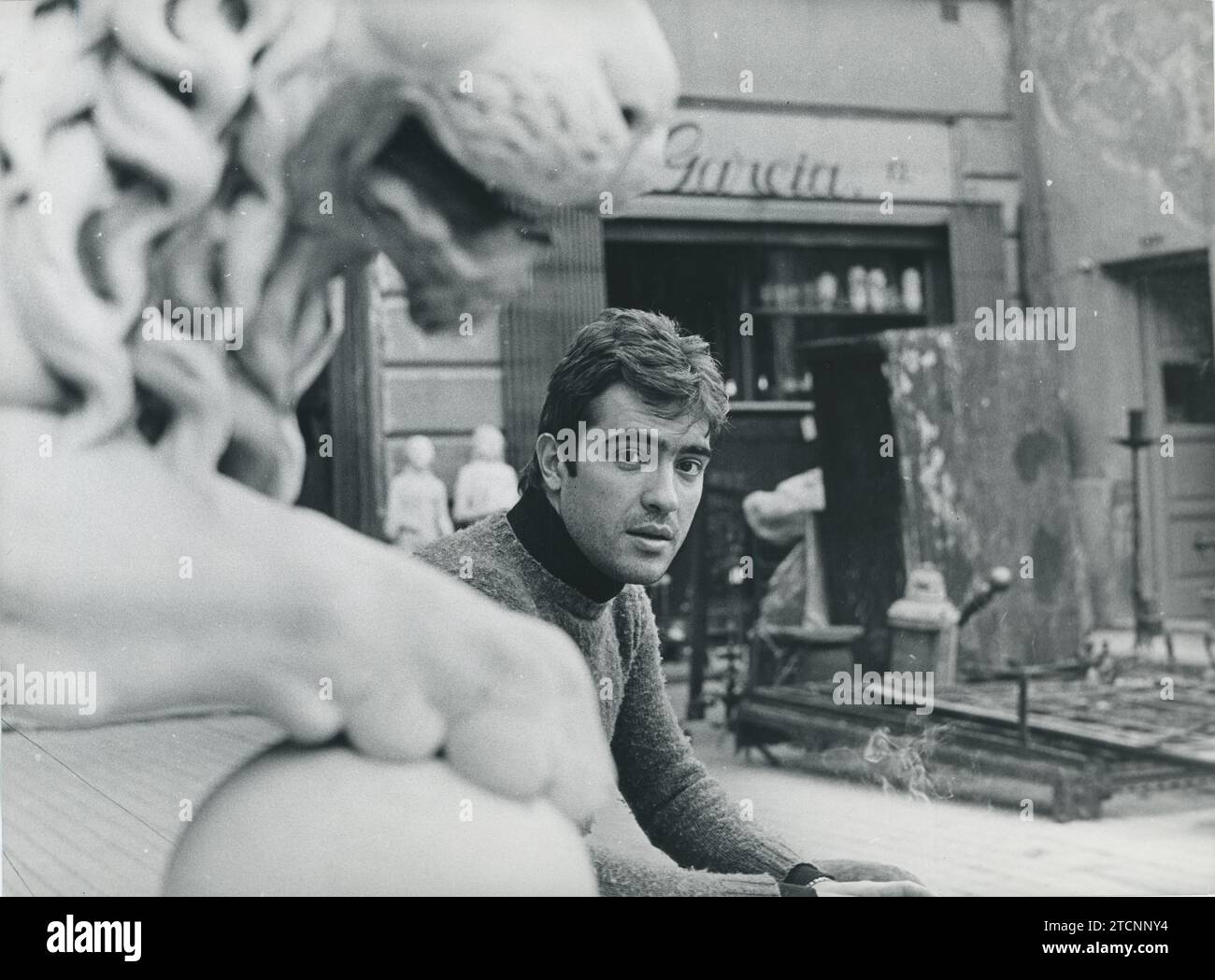 01/01/1973. Image of Patxi Andion in the 70s. Credit: Album / Archivo ...