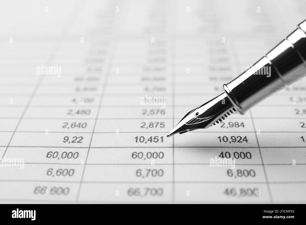 Professional corporate invoice Black and White Stock Photos & Images ...