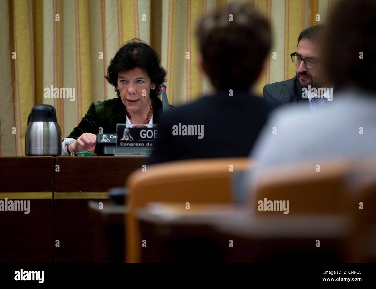 Madrid, 02/20/2020. Isabel Celaá Appears before the Education and ...