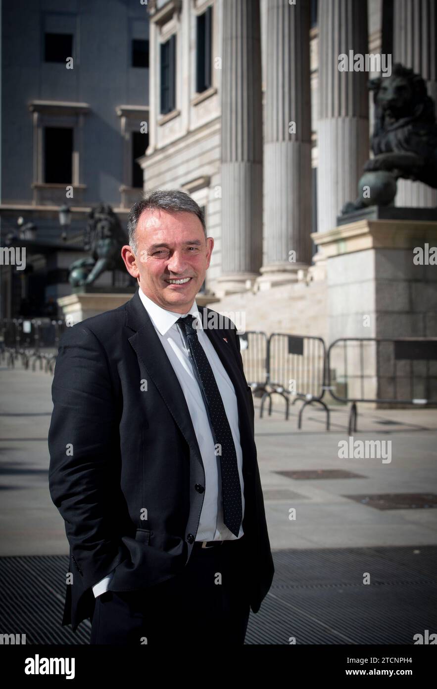 Madrid, 02/20/2020. Interview with Enrique Santiago, general secretary ...