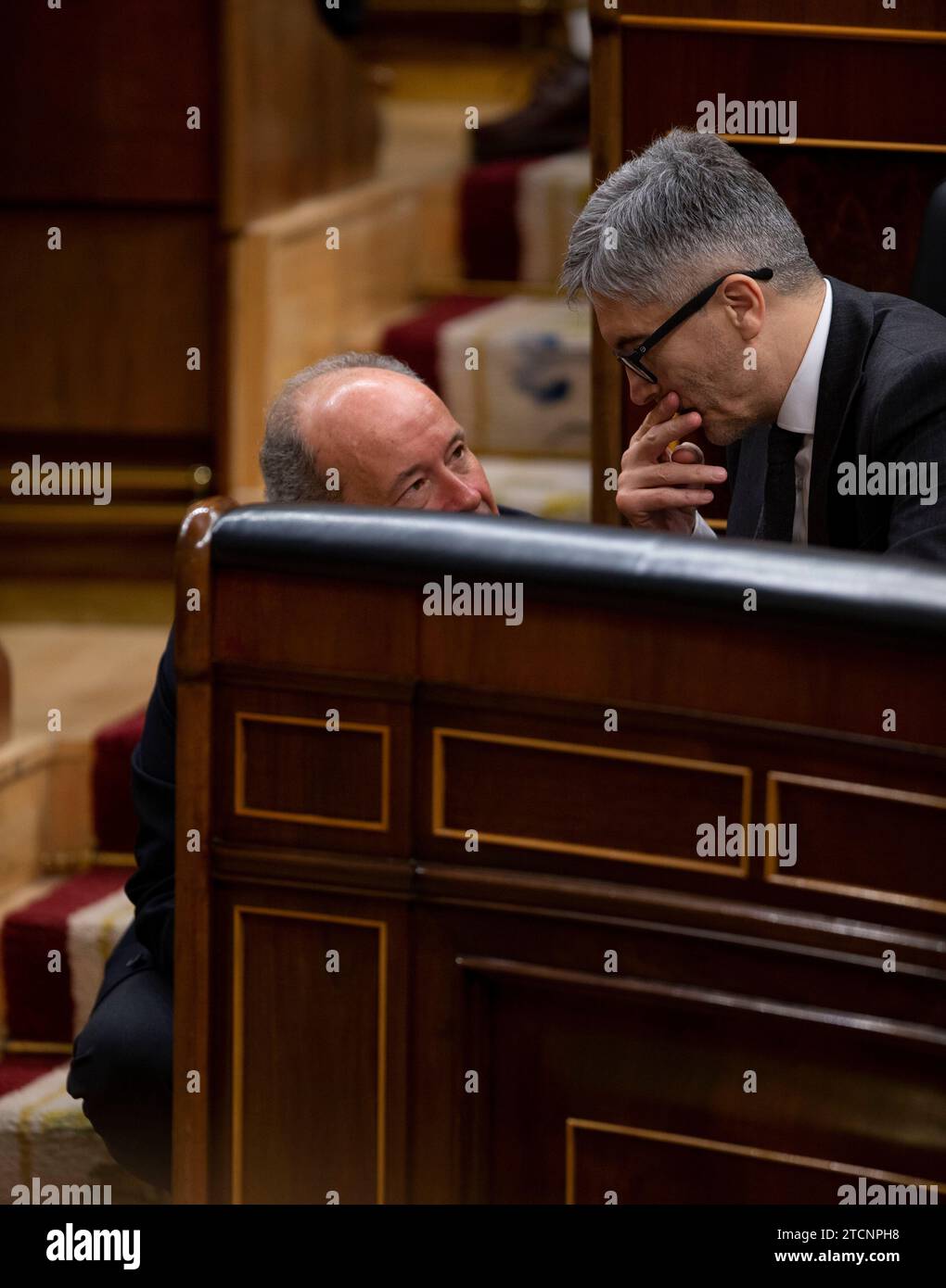 Madrid, 02/20/2020. Plenary session in the Congress of Deputies. In the ...
