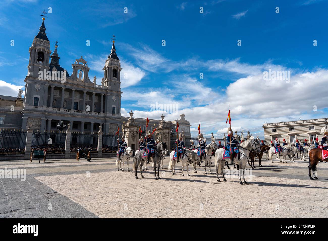 Madrid, 03/04/2020. Report on the change of the Royal Guard in the ...