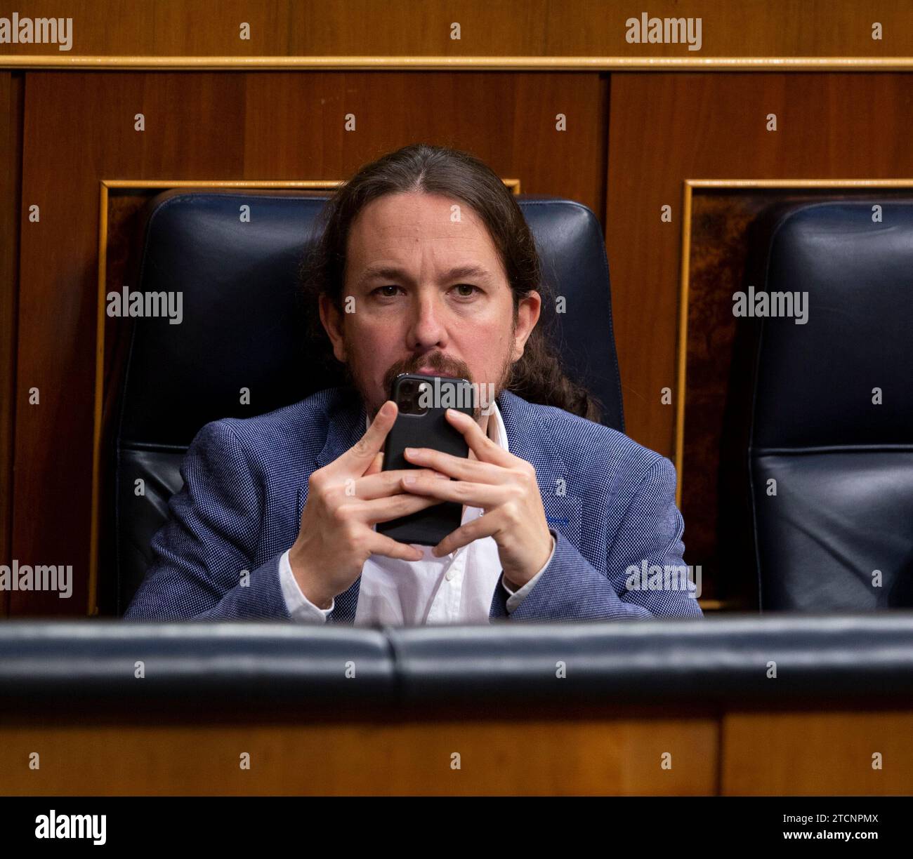 Madrid, 02/20/2020. Plenary session in the Congress of Deputies. Photo ...