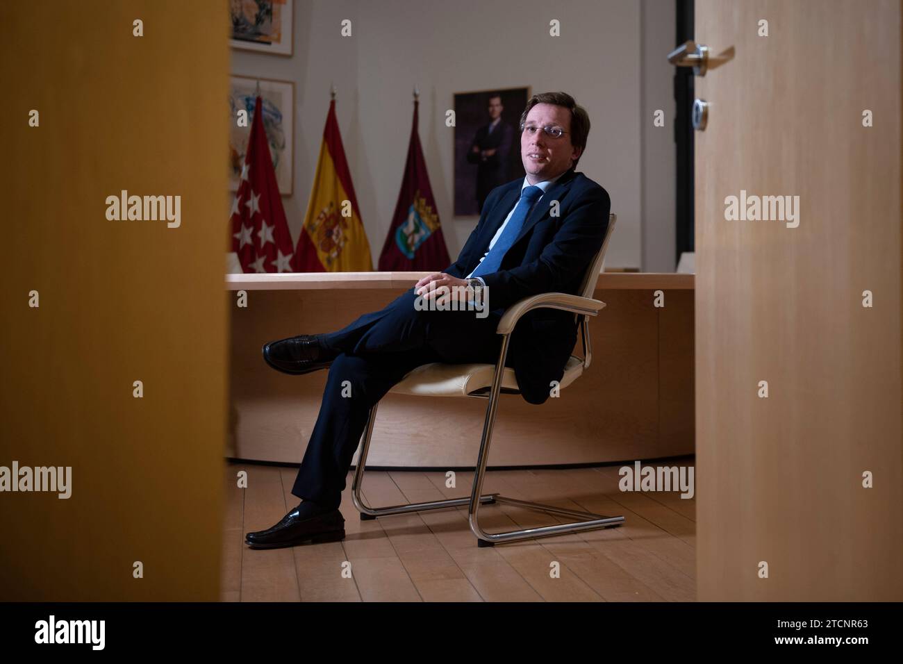 Madrid, 12/18/2019. Interview with the mayor of Madrid José Luis ...
