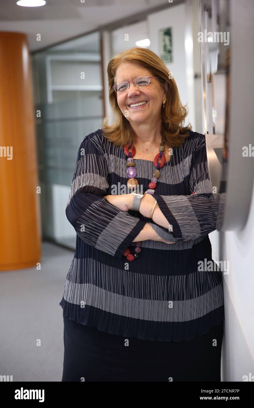Madrid, 01/16/2020. Interview with Elvira Rodríguez, head of the PP ...