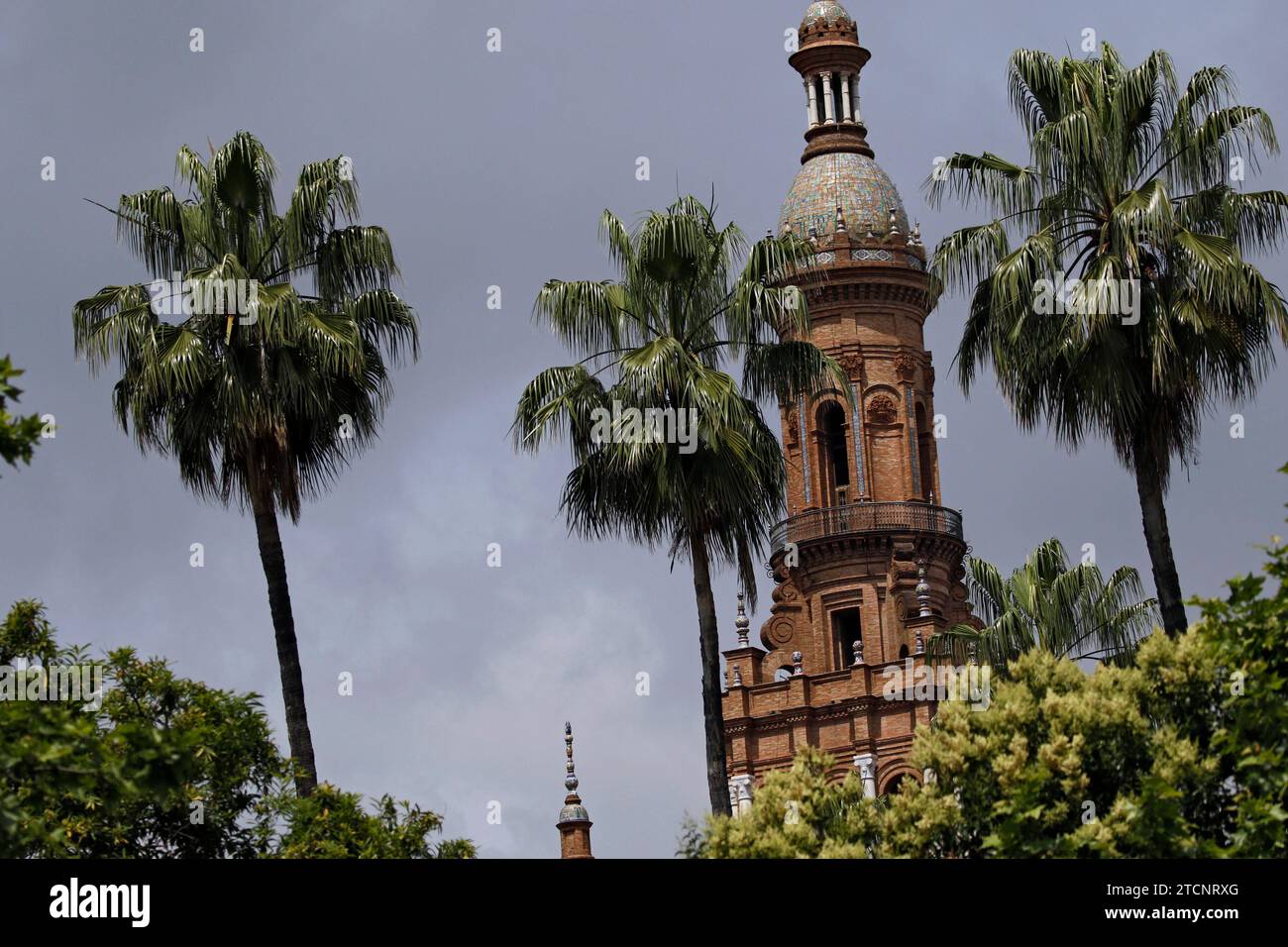 Seville, 04/18/2020. Report on monuments of Seville. In the image, the ...