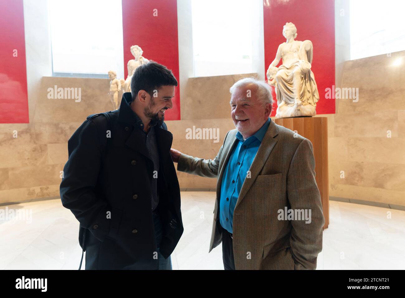 Madrid, 10/24/2022. Interview with Rüdiger Safranski at the Prado ...
