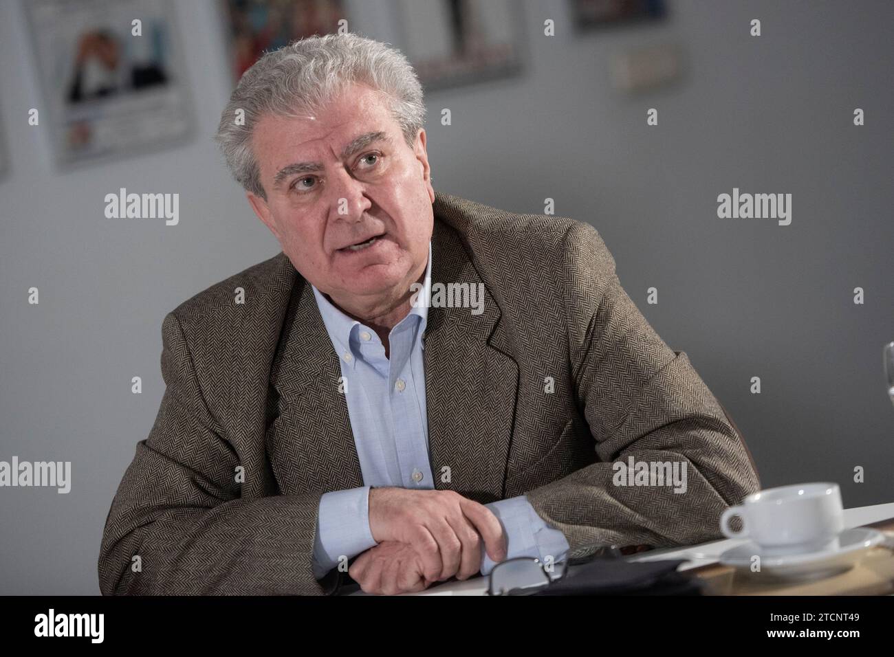 Madrid, 12/20/2019. Round table with Francesc Carreras, Elisa de la ...