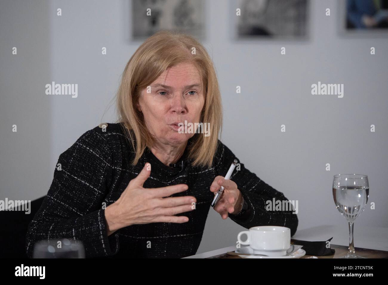 Madrid, 12/20/2019. Round table with Francesc Carreras, Elisa de la ...