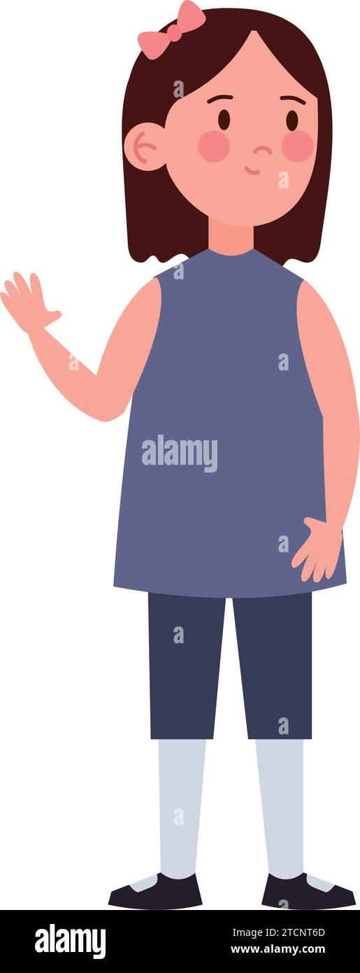 jewish girl waving hand Stock Vector Image & Art - Alamy