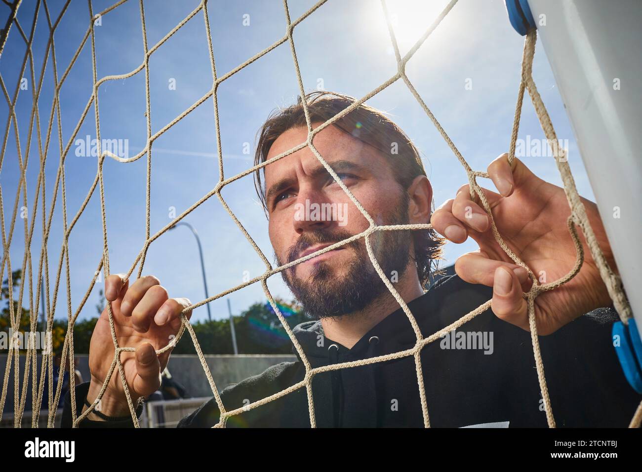 Madrid, 11/02/2022. Rayo Vallecano Sports City. Posed portraits of the ...