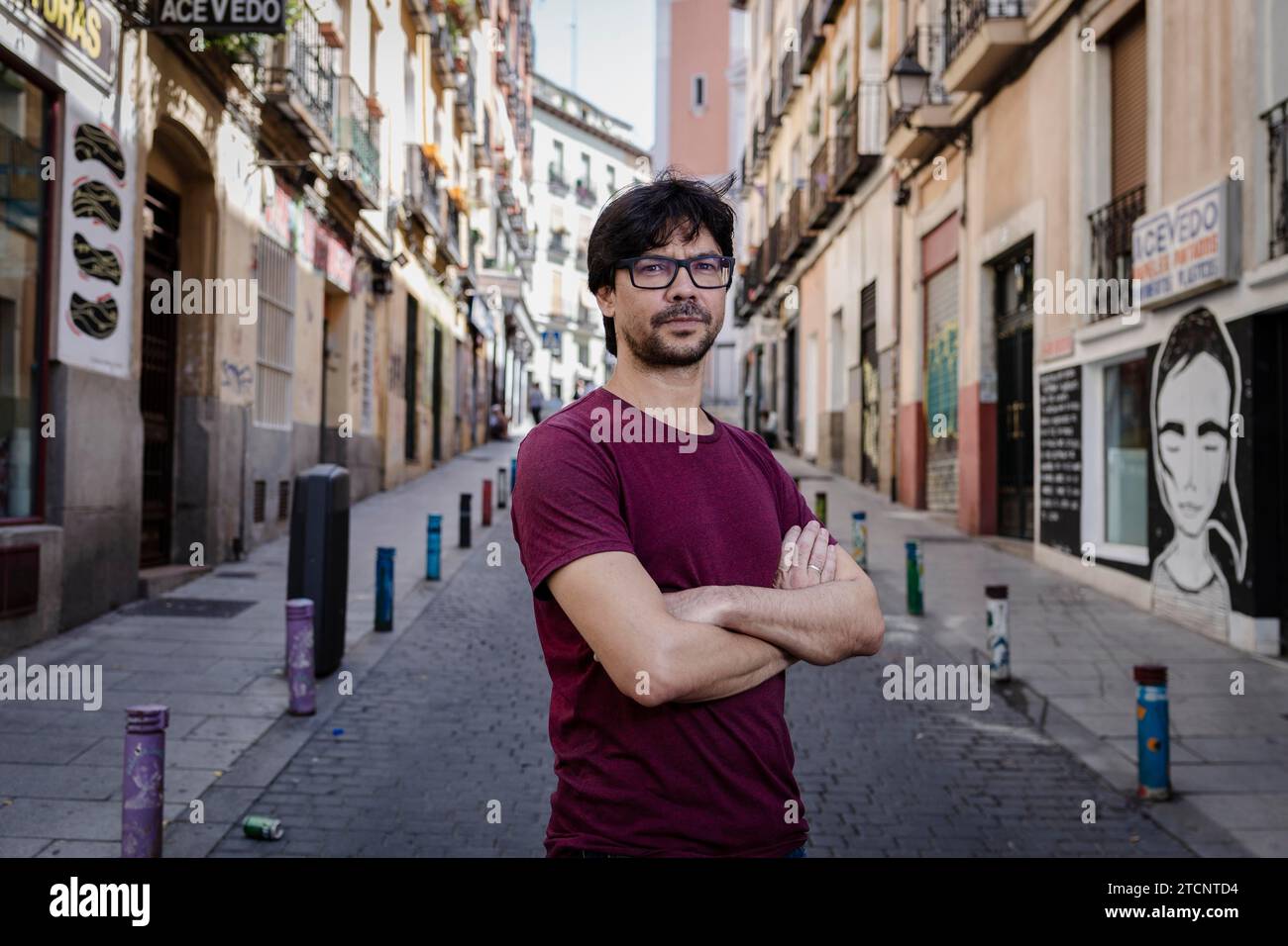 Madrid, 08/25/2022. The Cuban playwright Yunior García Aguilera. Photo ...