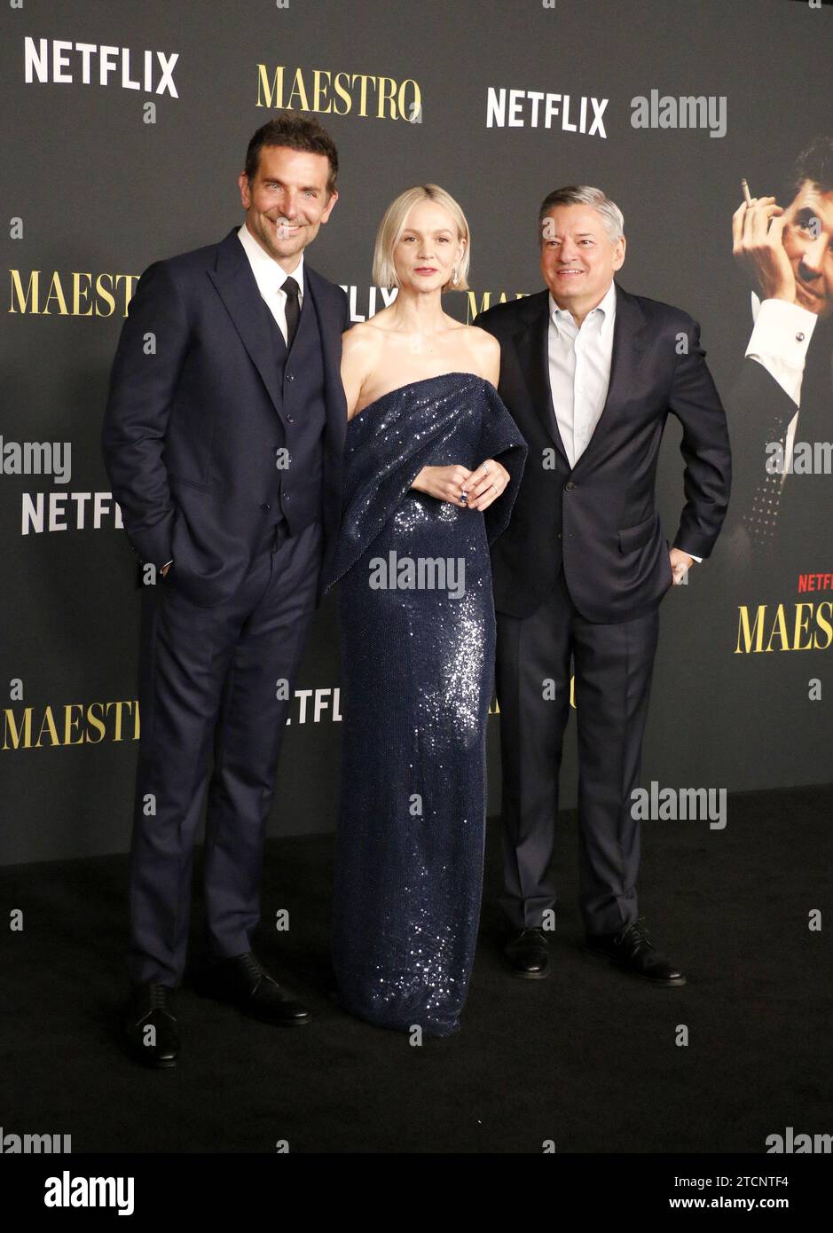 Los Angeles, USA. 12th Dec, 2023. Bradley Cooper, Carey Mulligan and ...