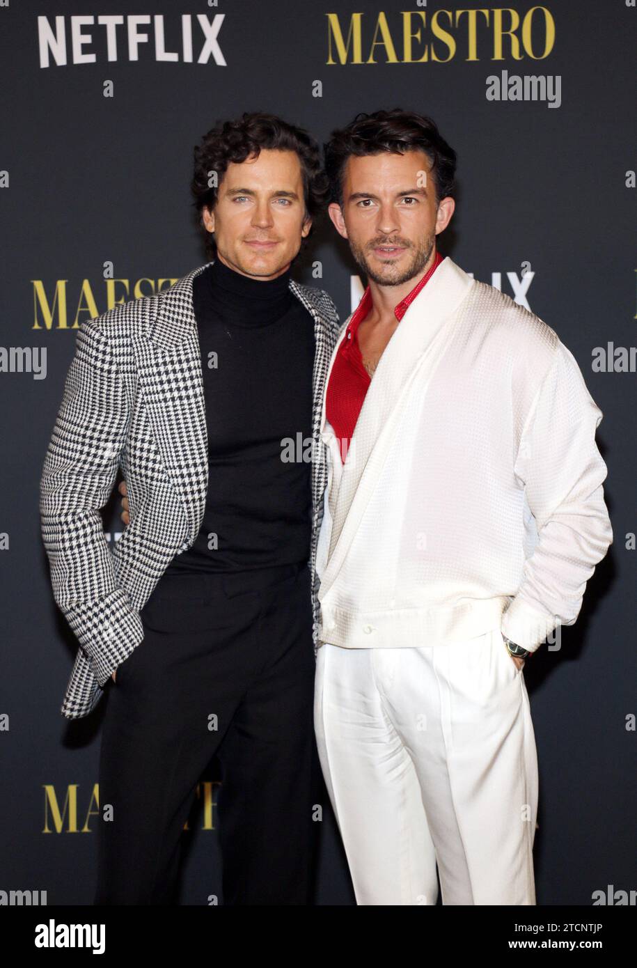 Los Angeles, USA. 12th Dec, 2023. Matt Bomer and Jonathan Bailey at the ...
