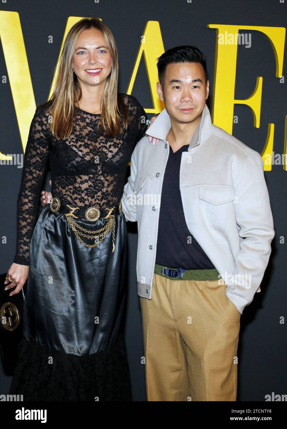 Los Angeles, USA. 12th Dec, 2023. Olivia Janisch and David Ma at the ...
