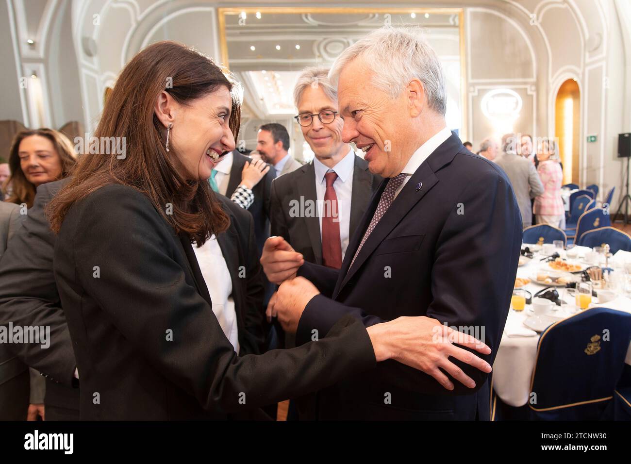 Madrid, 09/29/2022. Ritz Hotel. Europe Forum. Conference of the EU ...