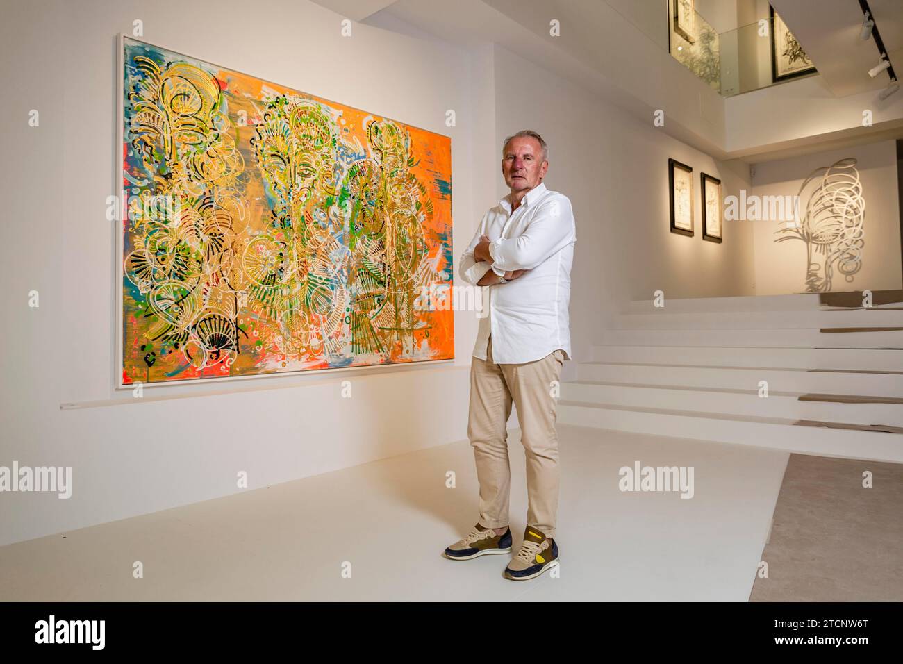 Madrid, 09/05/2022. Gerhardt Braun, owner of the Gerhardt Braun gallery ...