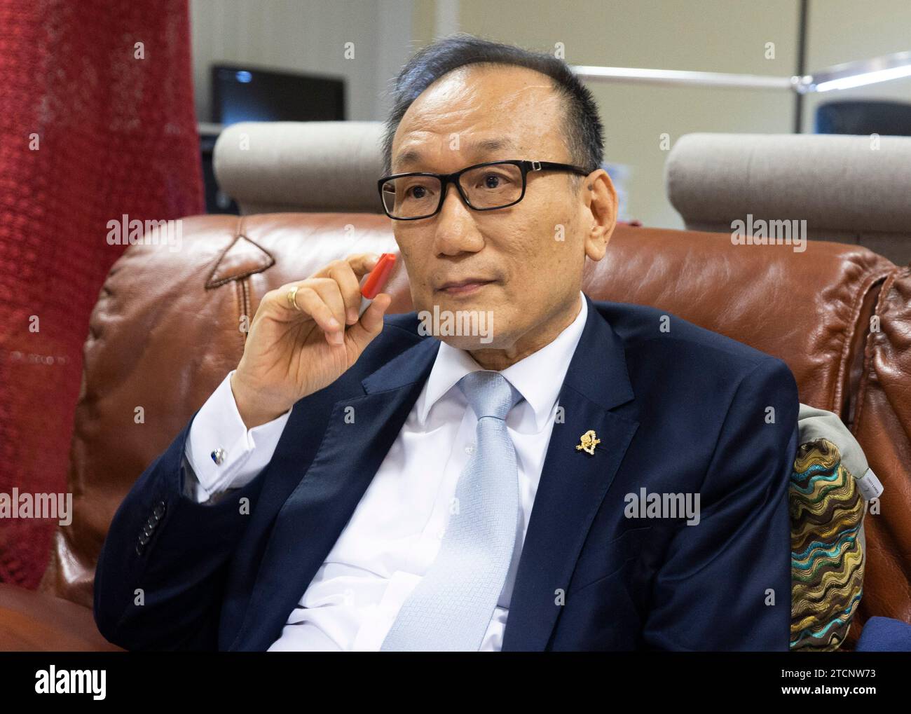 Madrid, 08/10/2022. Interview with the ambassador of Taiwan, José Maria ...