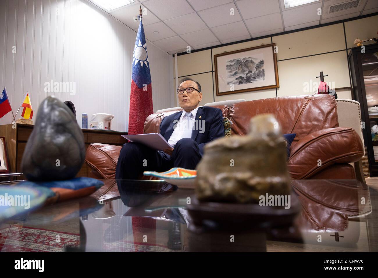 Madrid, 08/10/2022. Interview with the ambassador of Taiwan, José Maria ...