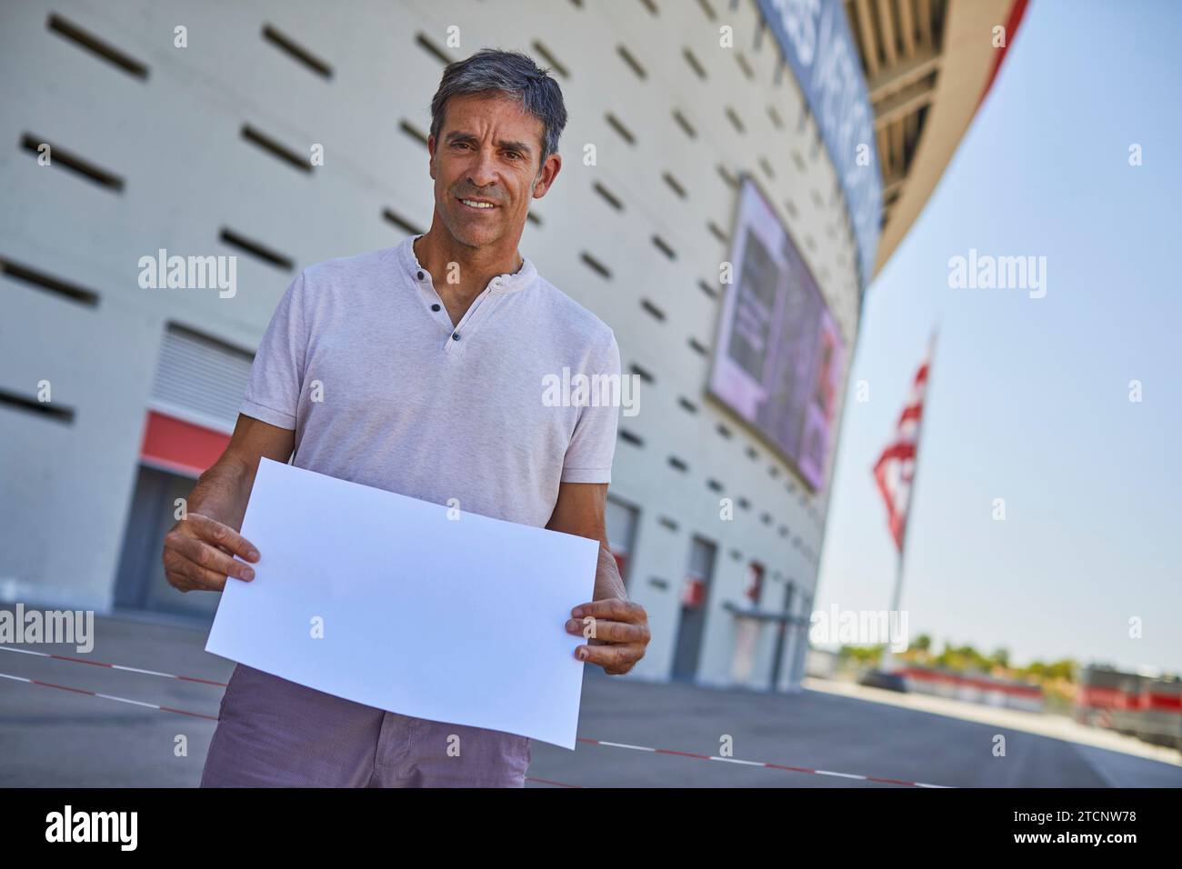 Madrid, 07/26/2022. Posed portraits of former soccer player, Roberto ...