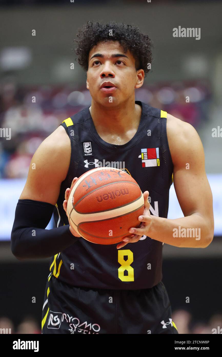 Kanagawa, Japan. 13th Dec, 2023. Allen Hachimura (Crane Thunders ...