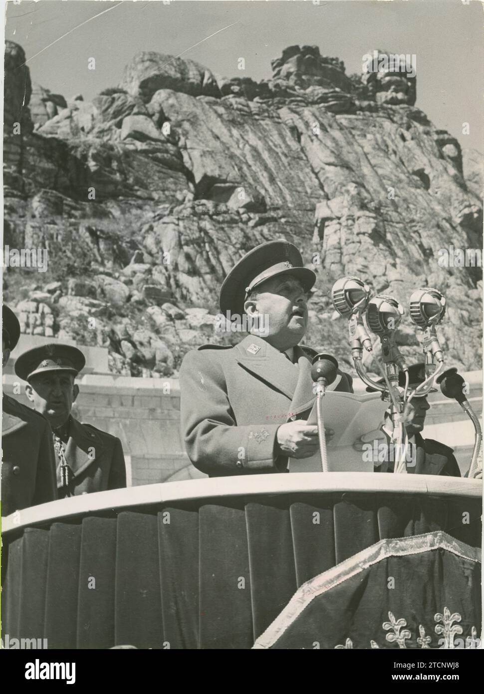 Cuelgamuros (Community of Madrid), 04/01/1959. Official inauguration of ...