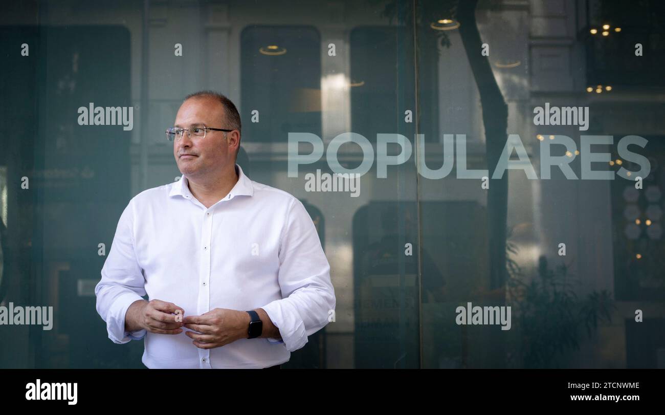 Madrid, 08/9/2022. Interview with Miguel Tellado, General Secretary of ...