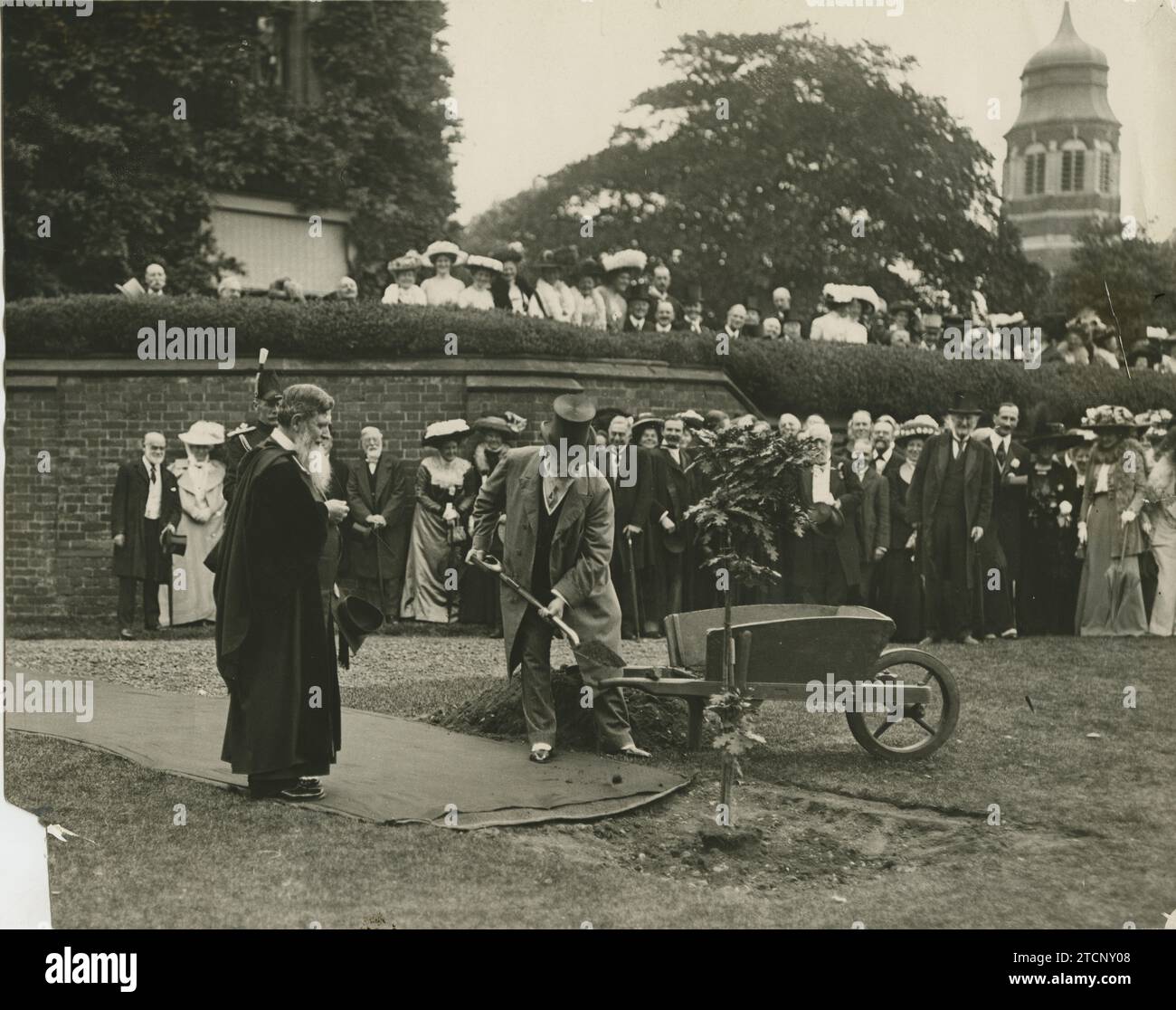 07/02/1909. King Edward at Rugby School. - the sovereign of England ...