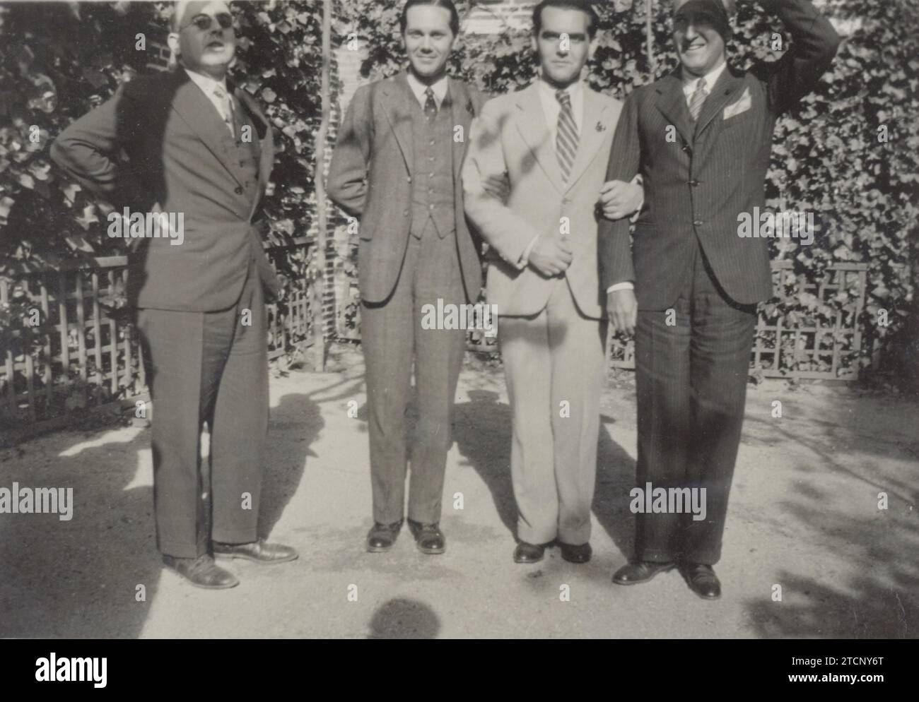 12/31/1929. Four Artists from the world of Letters. From left to right ...