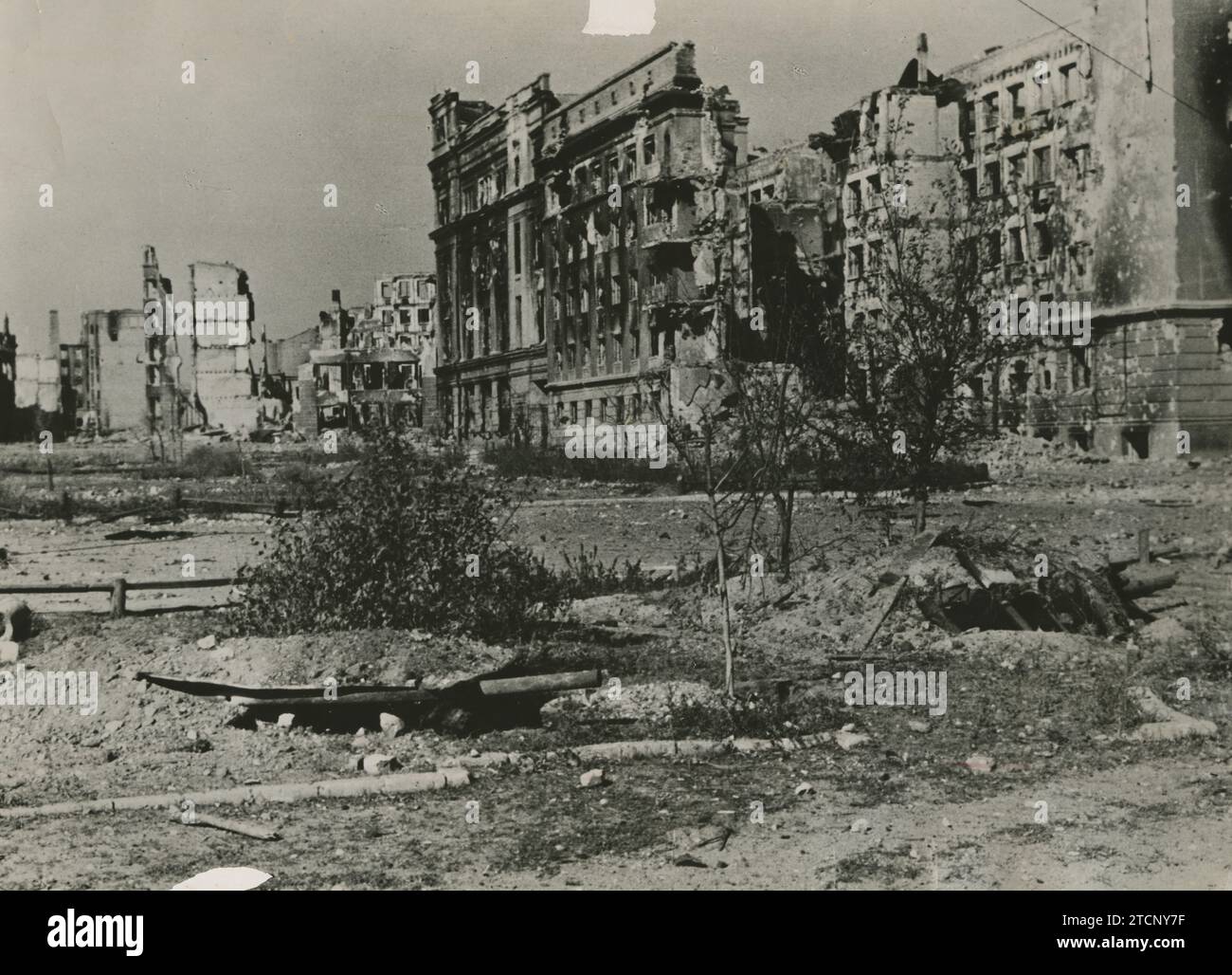Stalingrad. November 1942. Appearance of a square where all the ...