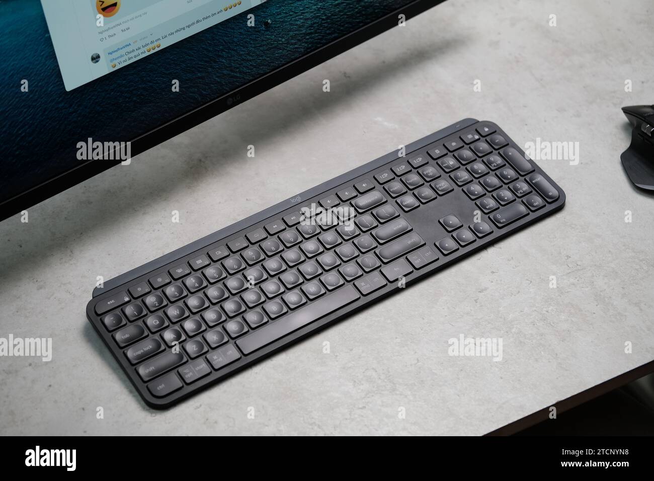 HCMC, VN - Dec 2023. Logitech MX Keys Keyboard Stock Photo - Alamy