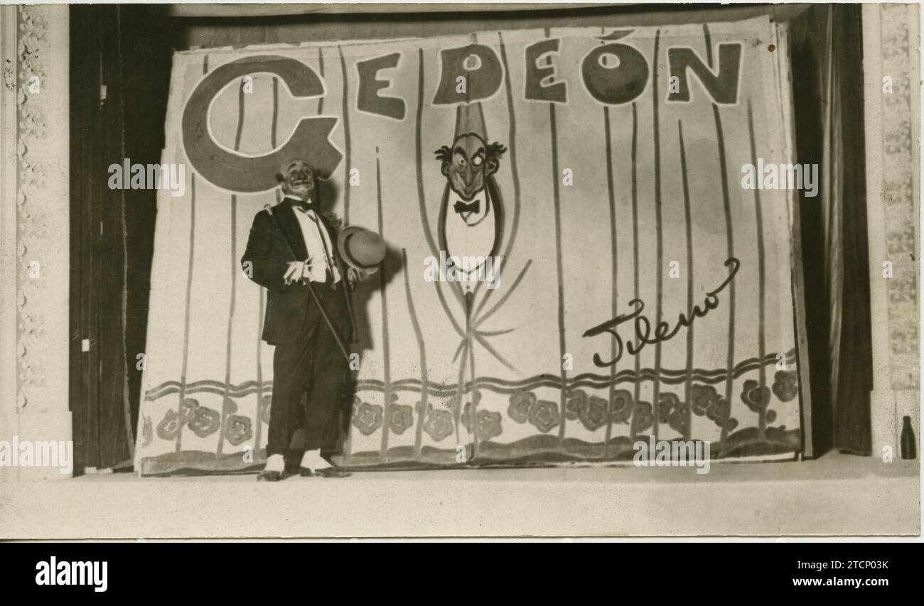 Madrid, 08/04/1920. The cartoonists' festival. Our collaborator, Mr ...
