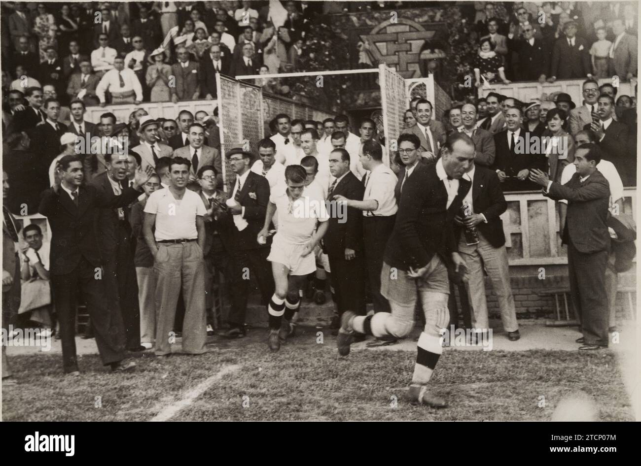 Valencia, 06/21/1936. Final of the President of the Republic Cup played ...