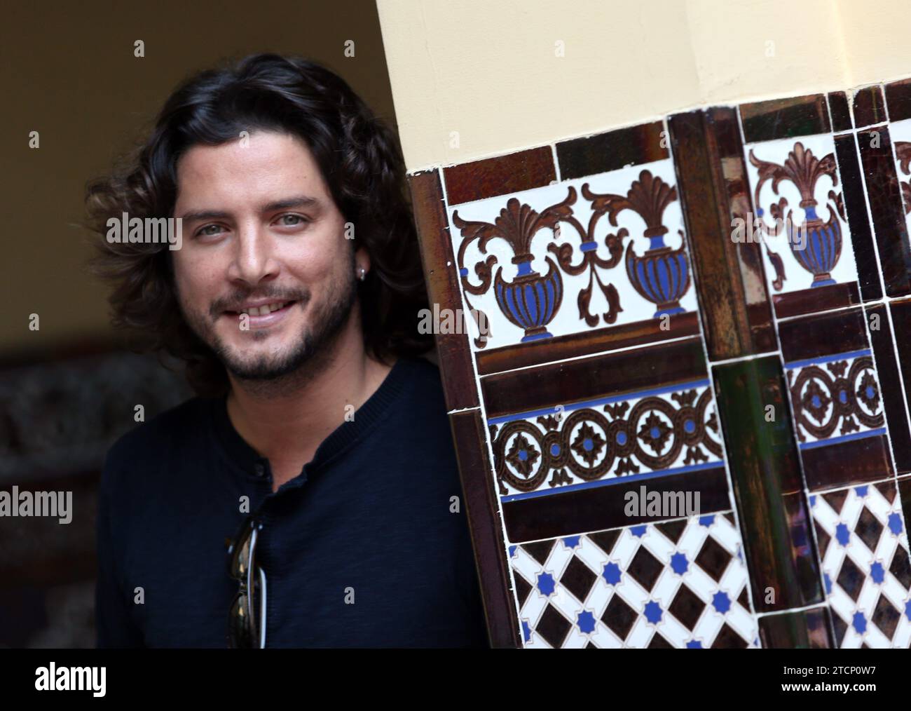 madrid, 10-10-2013.-chat on ABC of the singer Manuel Carrasco.-photo ...