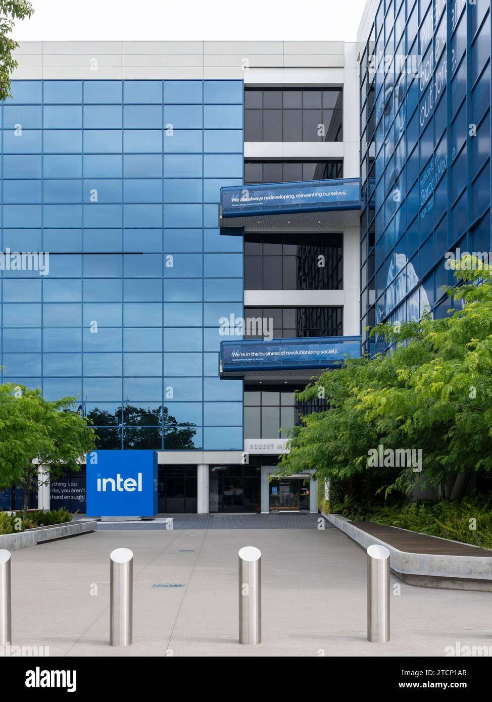 Intel headquarters in Santa Clara, California, USA - June 10, 2023 ...